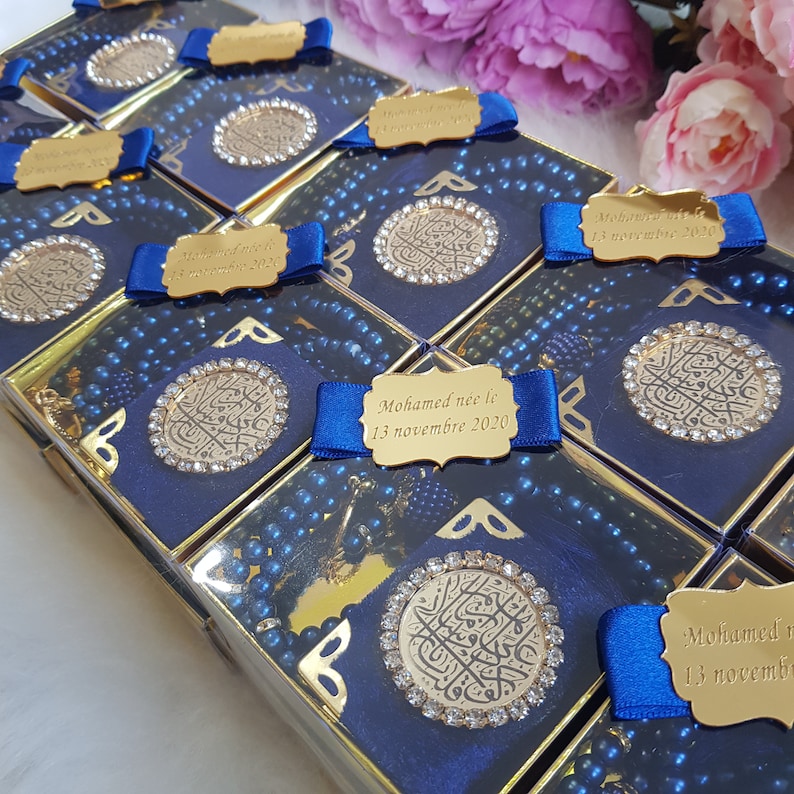 Luxury Custom Mini Quran Favor Arabic Quran Nikkah Islamic - Etsy