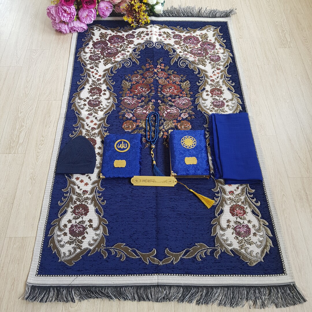 Personalized Prayer Mat Quran Yaseen Gift Tasbeeh Gift Set Custom ...
