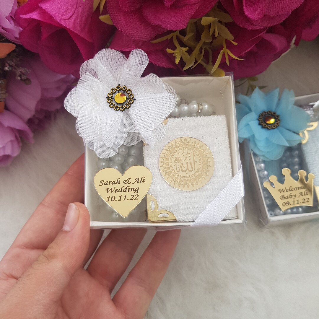 Luxury Custom Mini Quran Favor, Arabic Quran, Islamic Wedding Favor ...