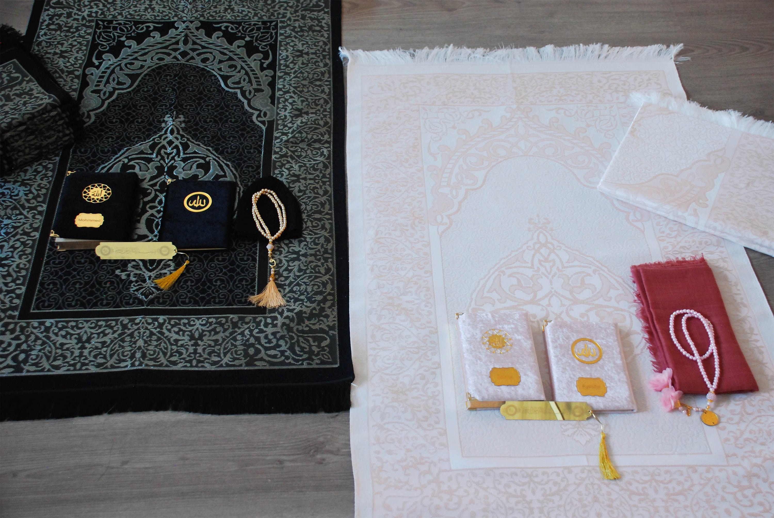 Muslim Couple Personalized Prayer Mat Islam Gift for Muslim | Etsy