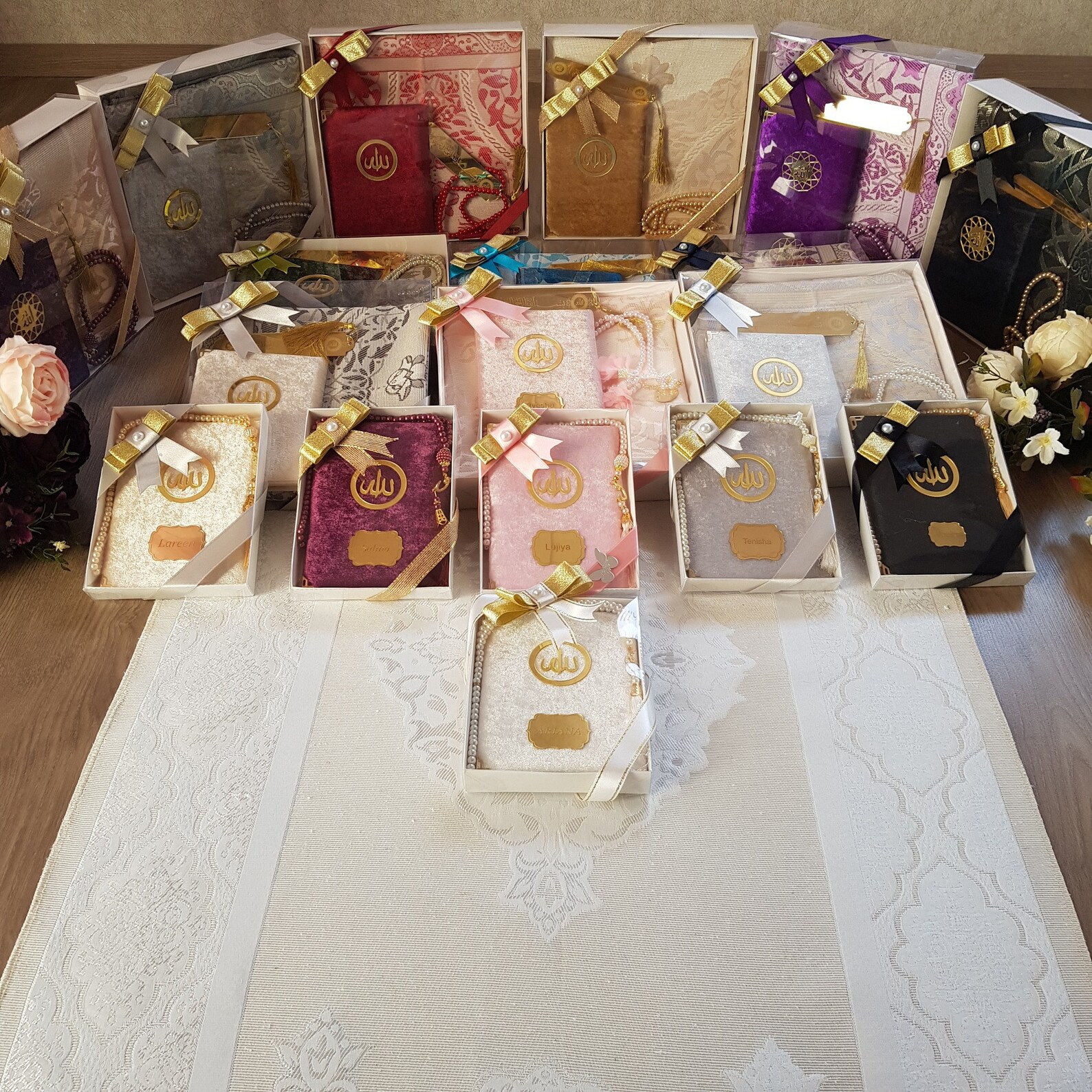 Velvet Quran Gift Set Quran Tasbeeh Gift Islamic Baby Shower - Etsy