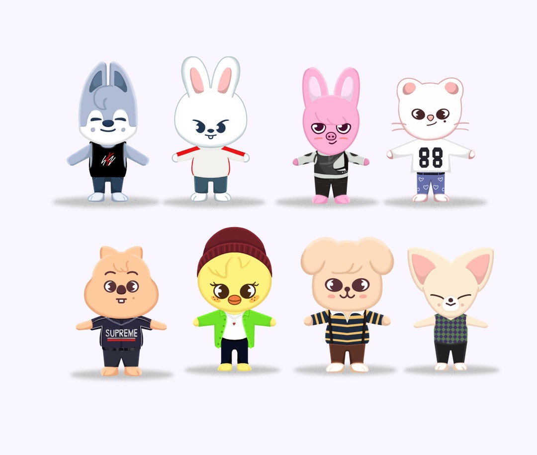 Stray Kids Skzoo Stickers - Etsy