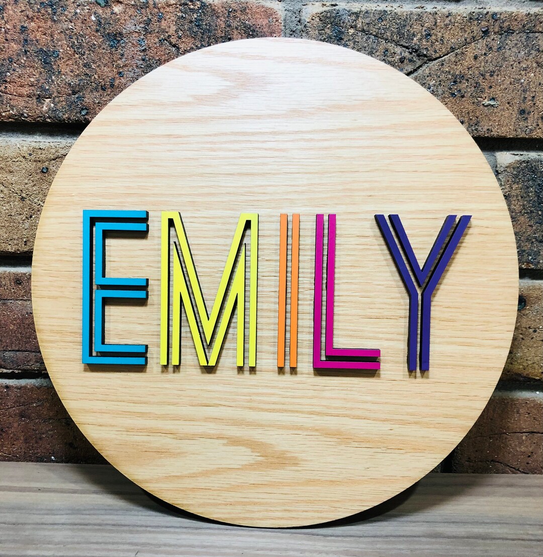 Personalised Name Sign Nursery Sign Baby Gift Childs - Etsy