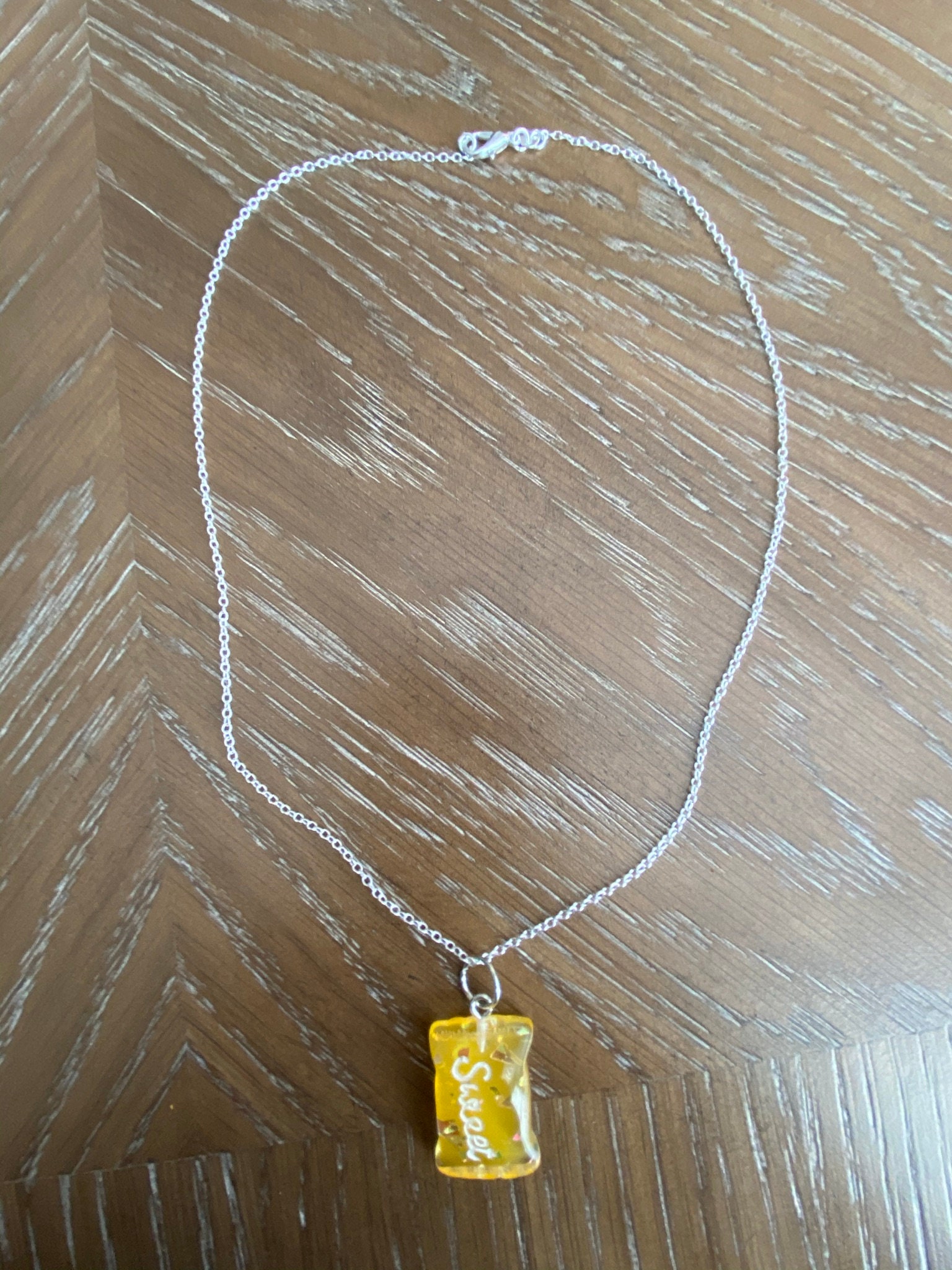 Necklace With Sweet Candy Pendant - Etsy UK