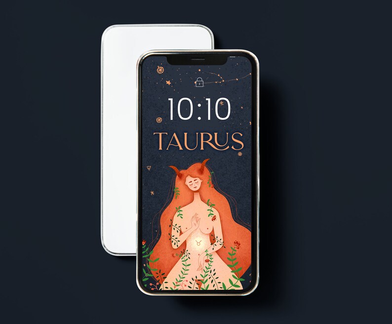 TAURUS Phone Wallpaper | Home Screen | Mobile Screen Saver | Digital ...