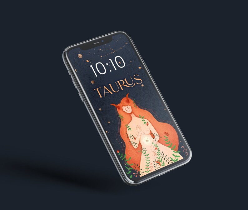 TAURUS Phone Wallpaper | Home Screen | Mobile Screen Saver | Digital ...