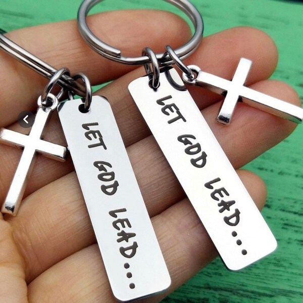 Let God Keychain - Etsy