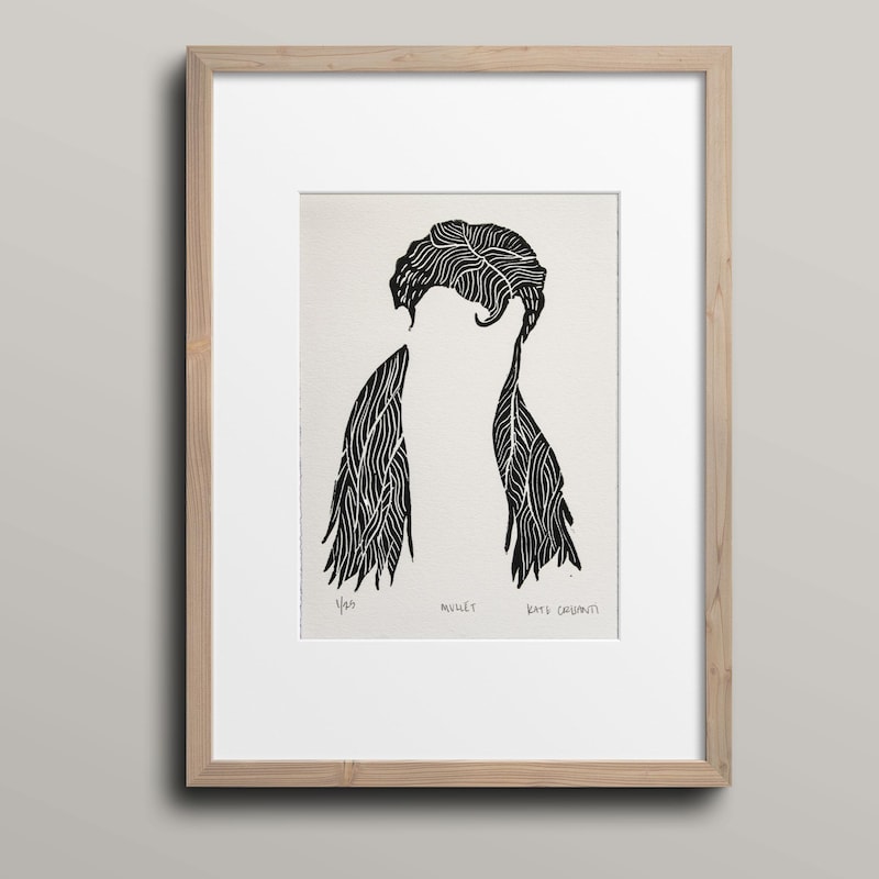 Mullet Art Print - Etsy