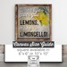 When Life Gives You Lemons Make Limoncello Sign Italian Kitchen, Dining ...
