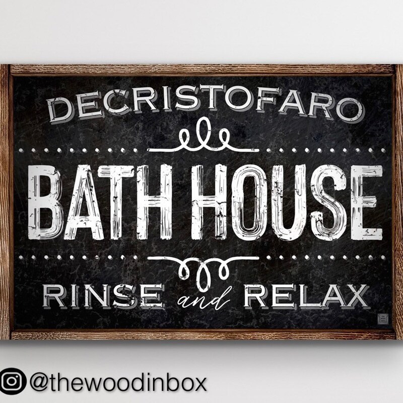 Rustic Bathroom Signs - Etsy