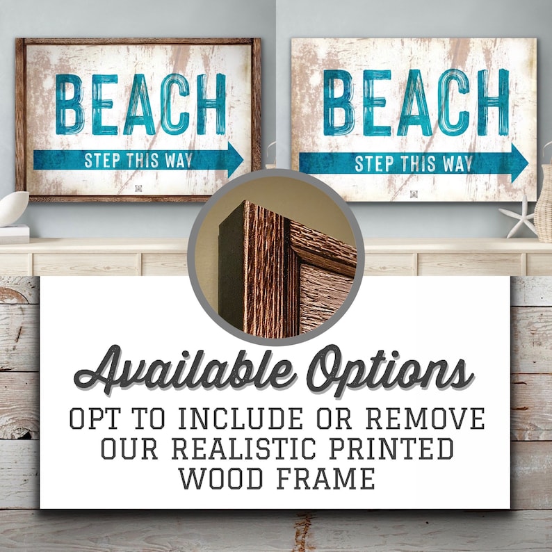 Beach Arrow Sign Custom Beach Sign With Arrow Beach & - Etsy