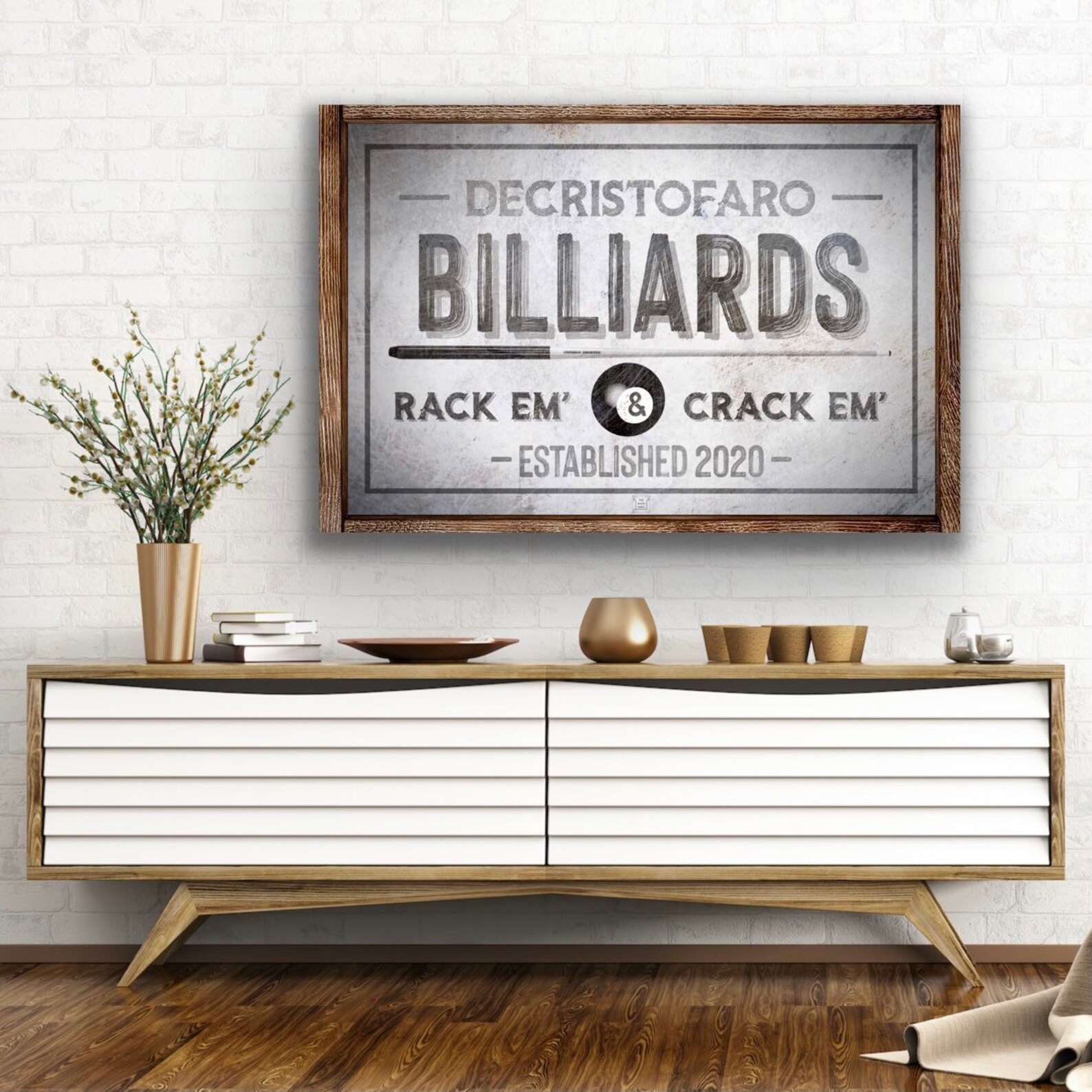 Personalized Billiards Sign Pool Table Game Room Man Cave - Etsy