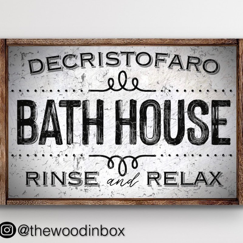 Farmhouse Bathroom Signs - Etsy