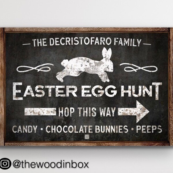 Easter Egg Hunt Sign - Etsy