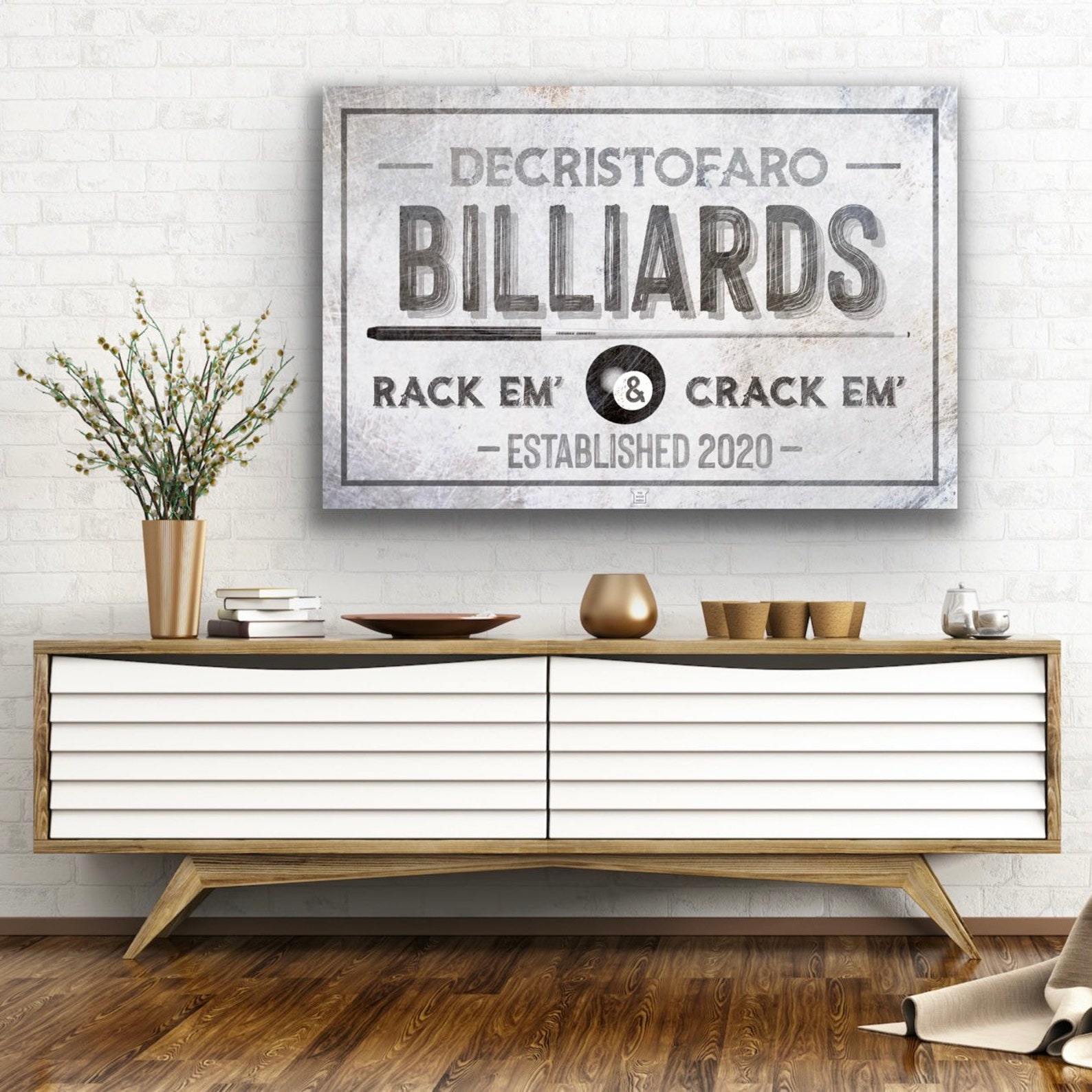 Personalized Billiards Sign Pool Table Game Room Man Cave - Etsy
