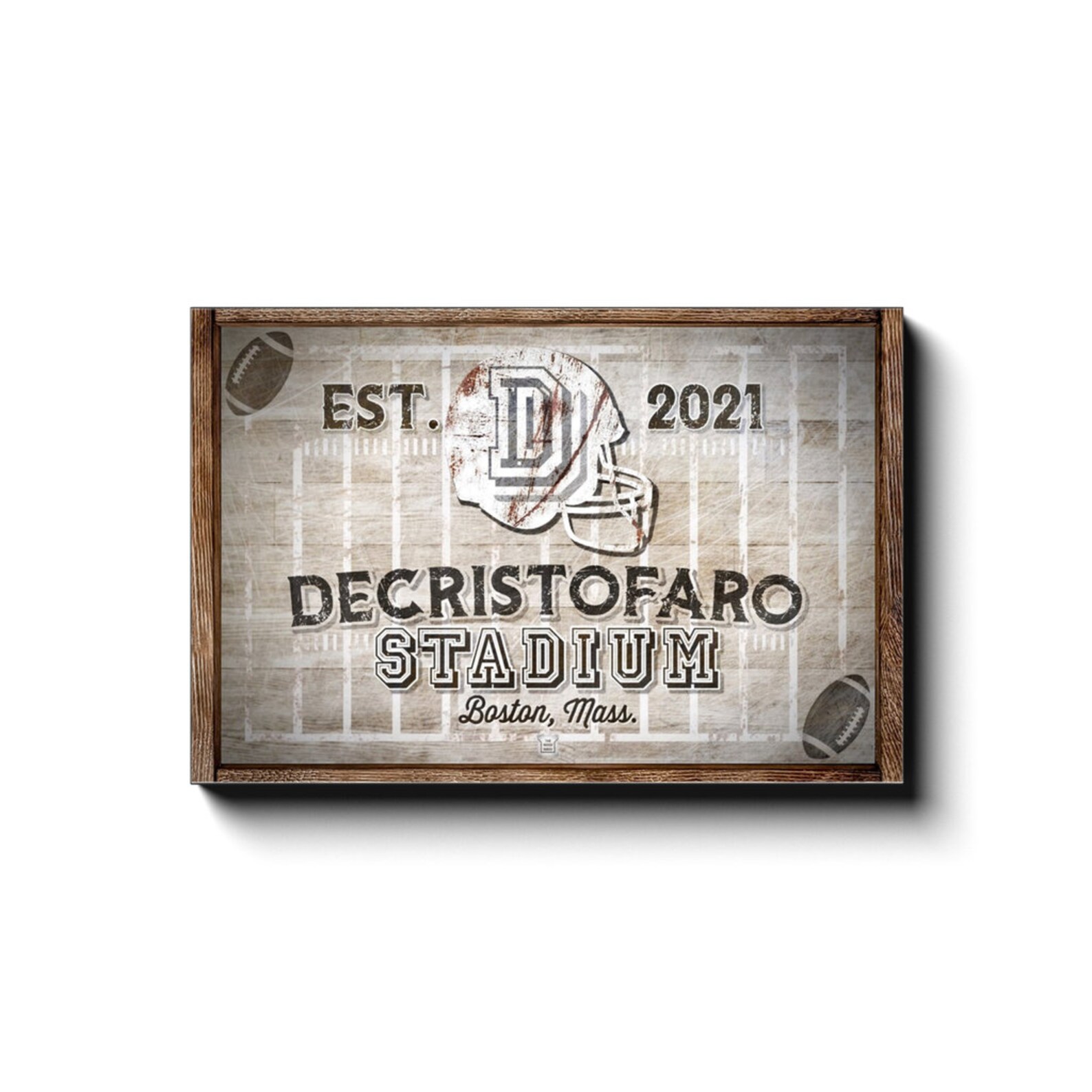 Personalized Football Stadium Sign Sports Bar Man Cave - Etsy