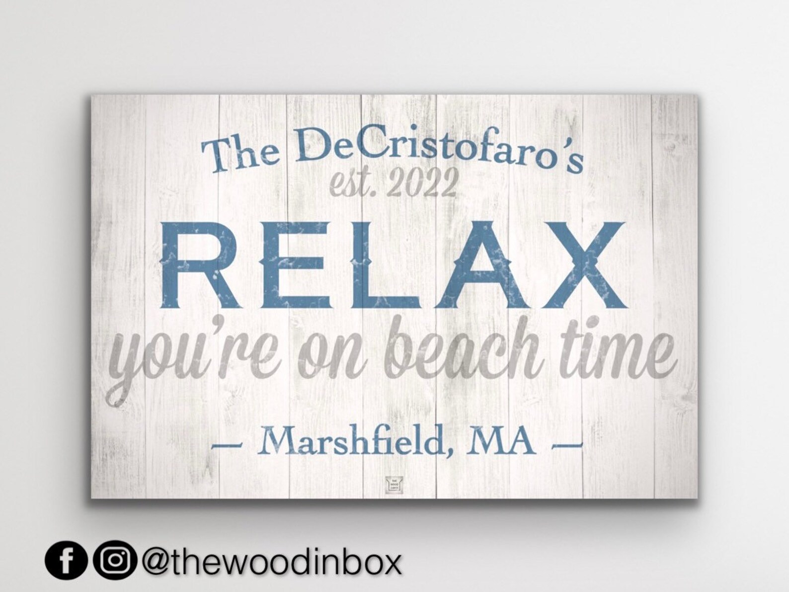 Personalized on Beach Time Sign Beach House Coastal & - Etsy