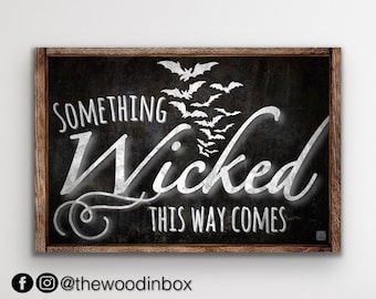 Industrial Gothic Halloween Decor, Something Wicked This Way Comes ...