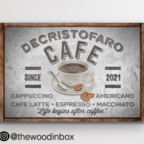 Cafe Sign - Etsy