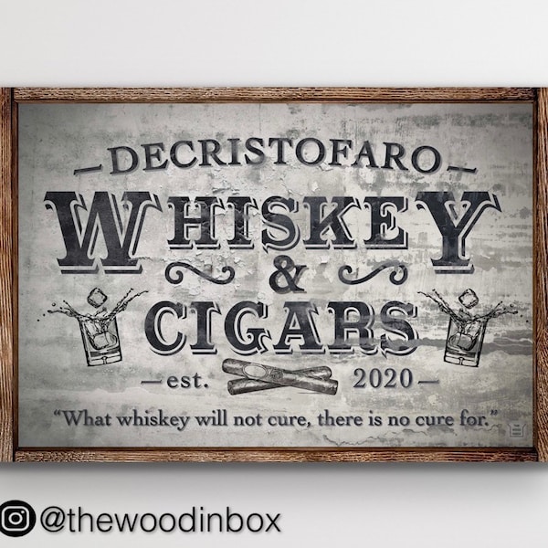Rustic Bar Sign - Etsy