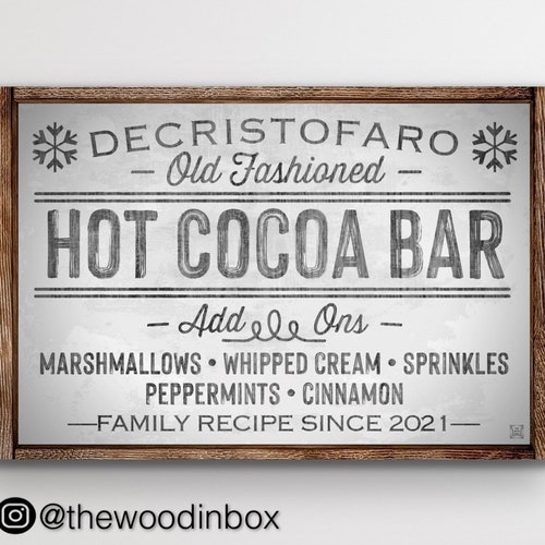 Halloween Coffee Bar Sign Halloween Cocoa Bar Sign Halloween | Etsy