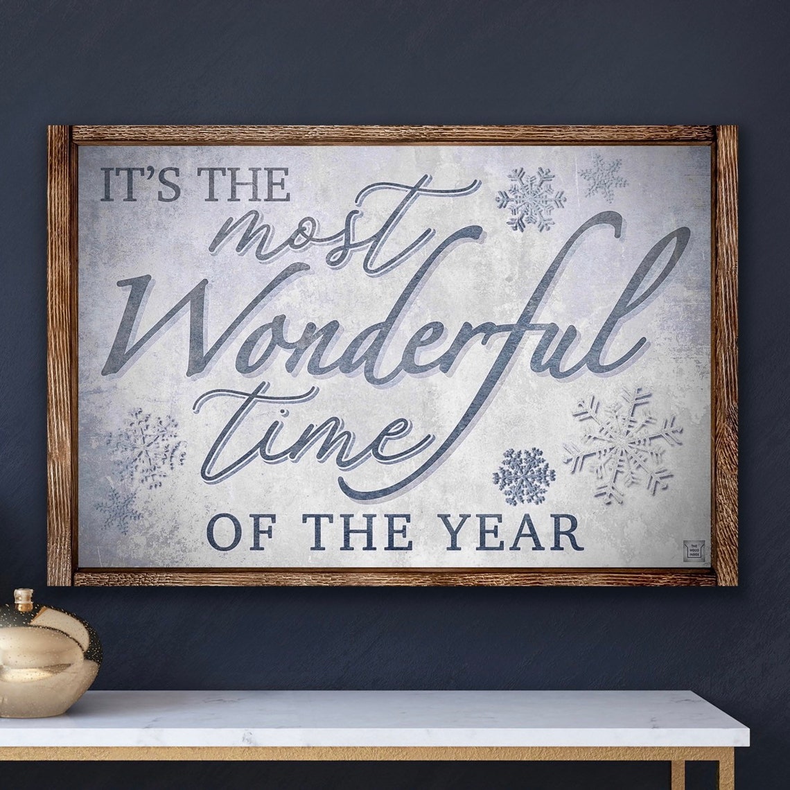 It's the Most Wonderful Time of the Year Sign Christmas - Etsy