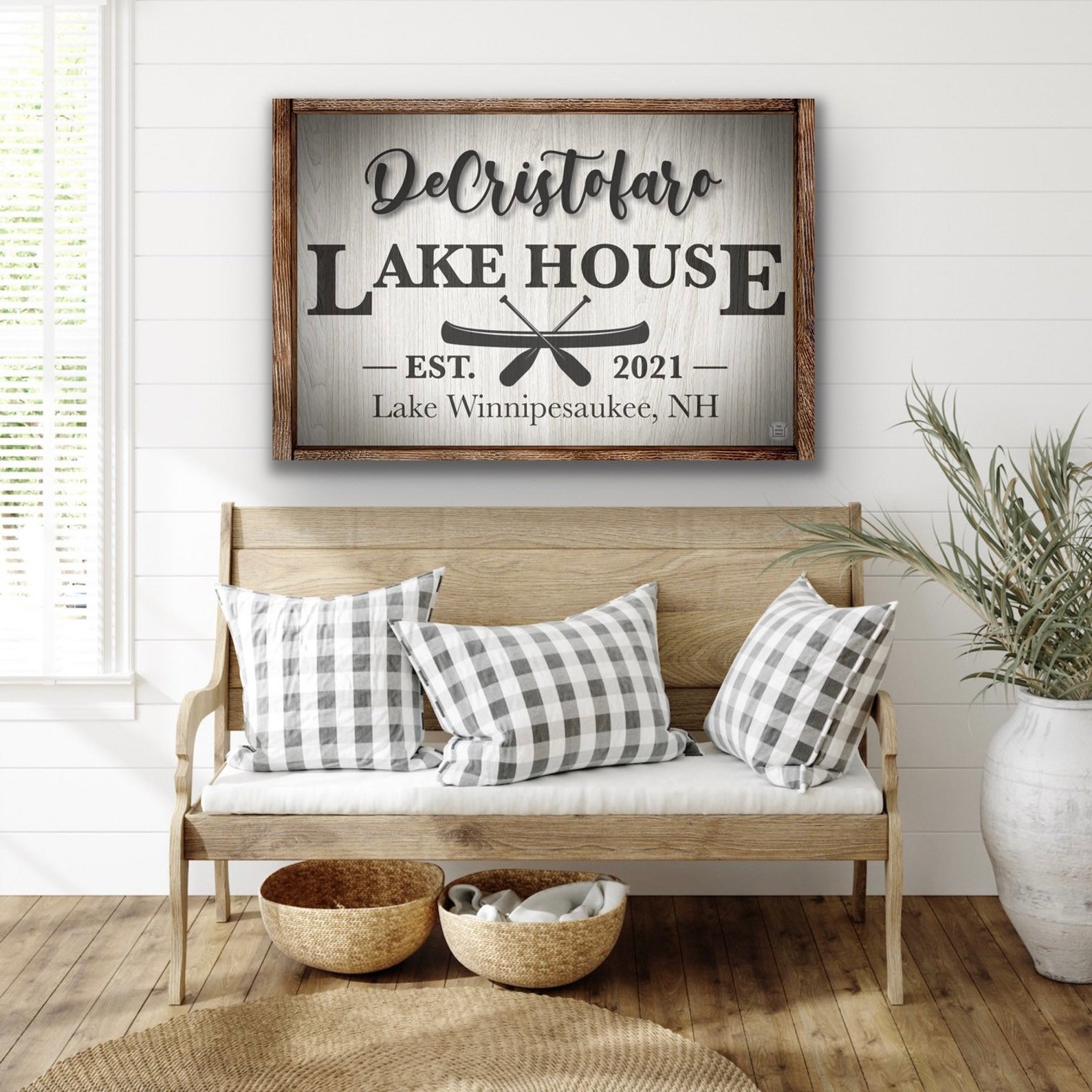 Custom Lake House Sign Lake Summer Cabin & Cottage Home - Etsy