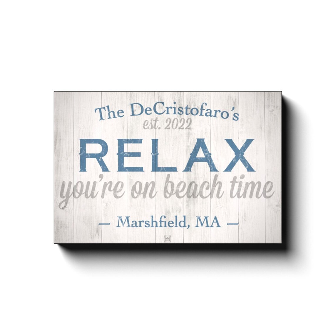 Personalized on Beach Time Sign Beach House Coastal & - Etsy