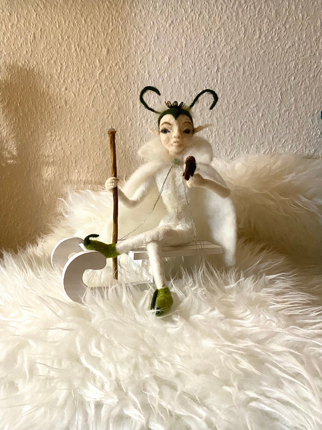 Felted Wool Elf, Fantasy Character - Etsy