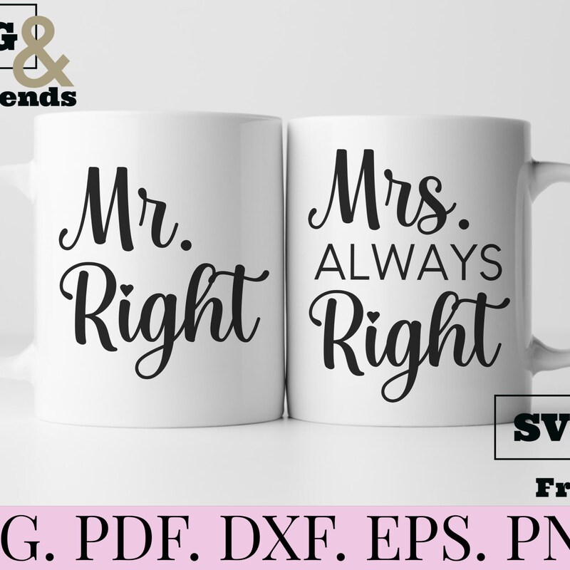 Mr and Mrs Right - Etsy