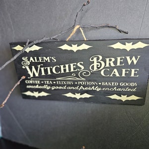 Witchy Wood Sign, Coffee Bar, Wall Decor, Front Door Sign, Witch Gift ...