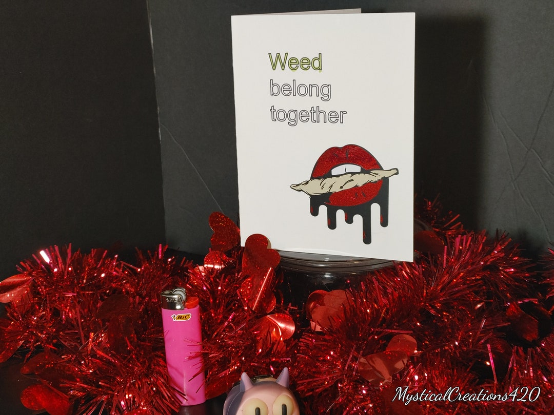 Love Card, 420 Anniversary, Birthday Card, Funny Valentine's ...