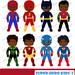 Superhero Boys Clipart, Superheroes Clipart, Superboy Png, Superhero ...