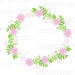 Floral Wreaths Clipart, Floral Frame Clipart, Floral Border EPS, Spring ...