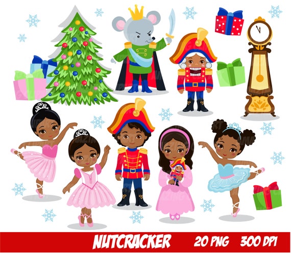 Nutcracker Ballet 2 Nutcracker Multicultural Digital Clipart - Etsy