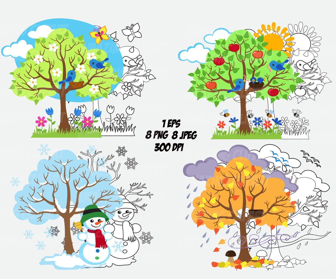 Four Seasons Clipart
