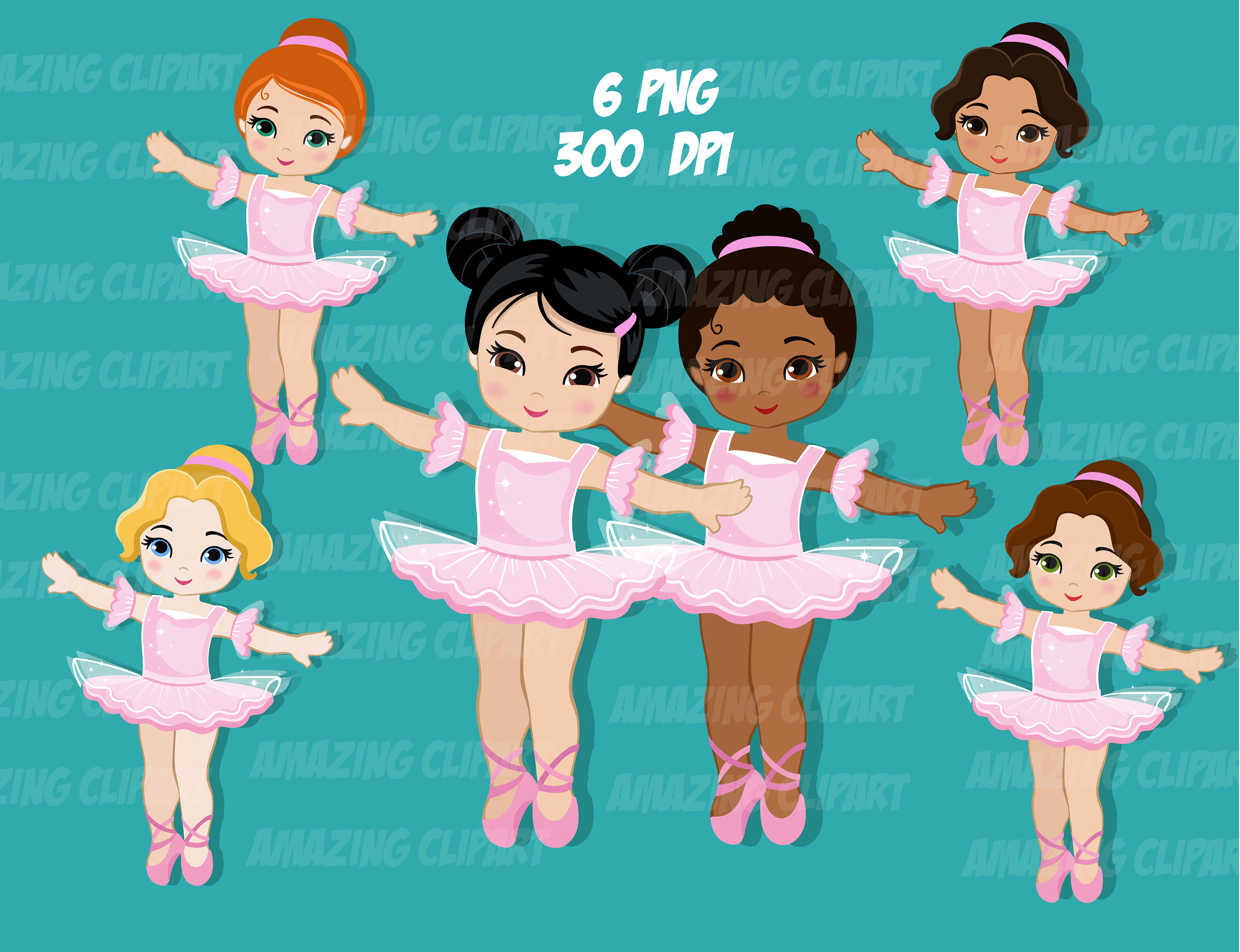 Ballet Ballerina Clipart Ballet Clipart Chic Ballet | Etsy