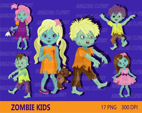 Cute Cartoon Zombie For Kids