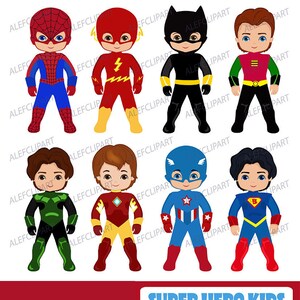 Superhero Boys Clipart, Superheroes Clipart, Superboy Png, Superhero ...