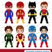Superhero Boys Clipart, Superheroes Clipart, Superboy Png, Superhero ...