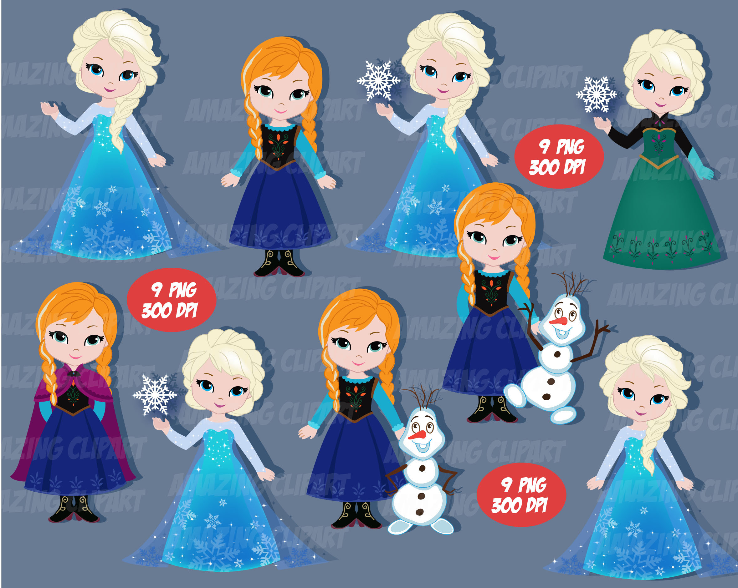 Frozen Anna Clip Art
