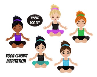 Yoga Clipart Yoga Clip Art, Girl, Gals, Fitness, Meditation, Spiritual ...