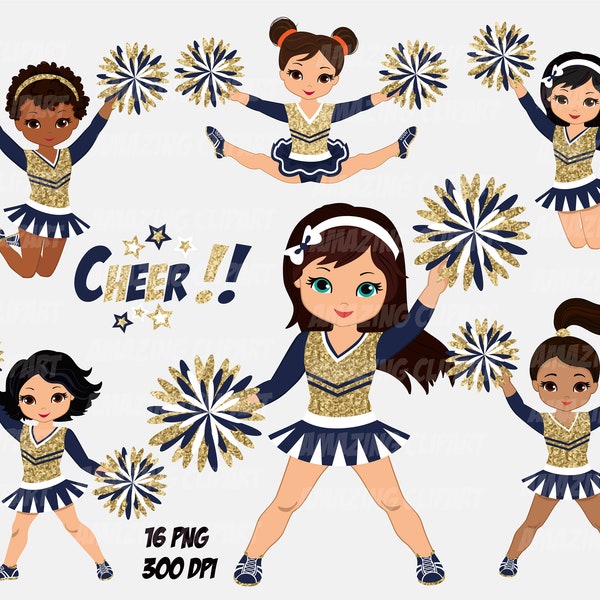 Latina Girl Clipart - Etsy