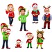 Christmas Family Clipart, Family Clipart, Christmas Clip Art, Christmas ...
