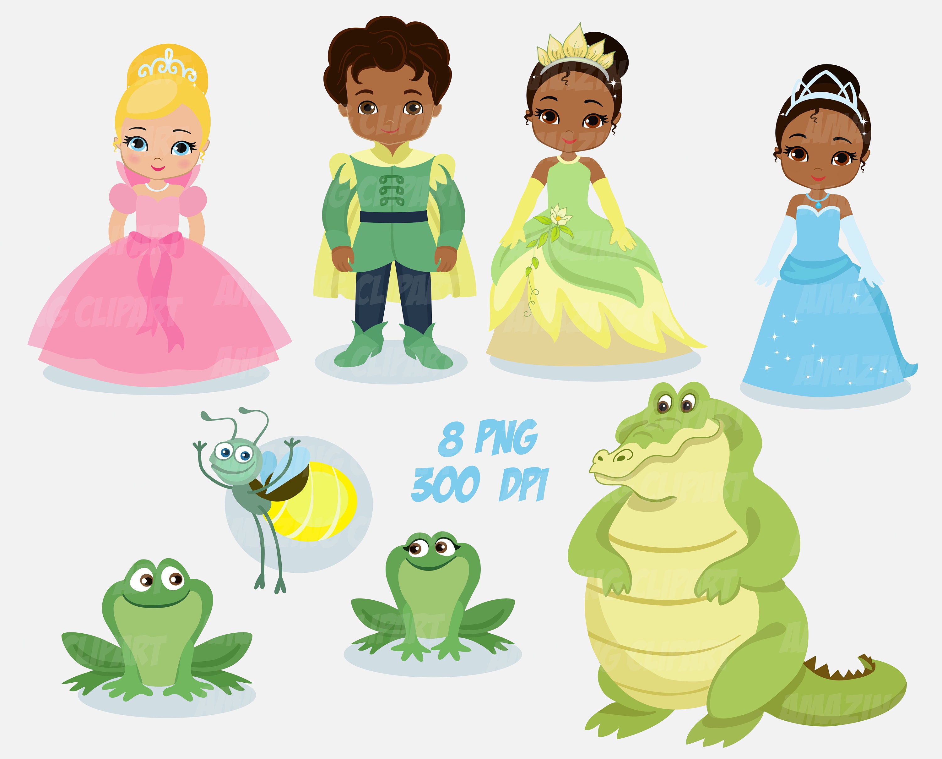 Cute Frog Prince Clipart