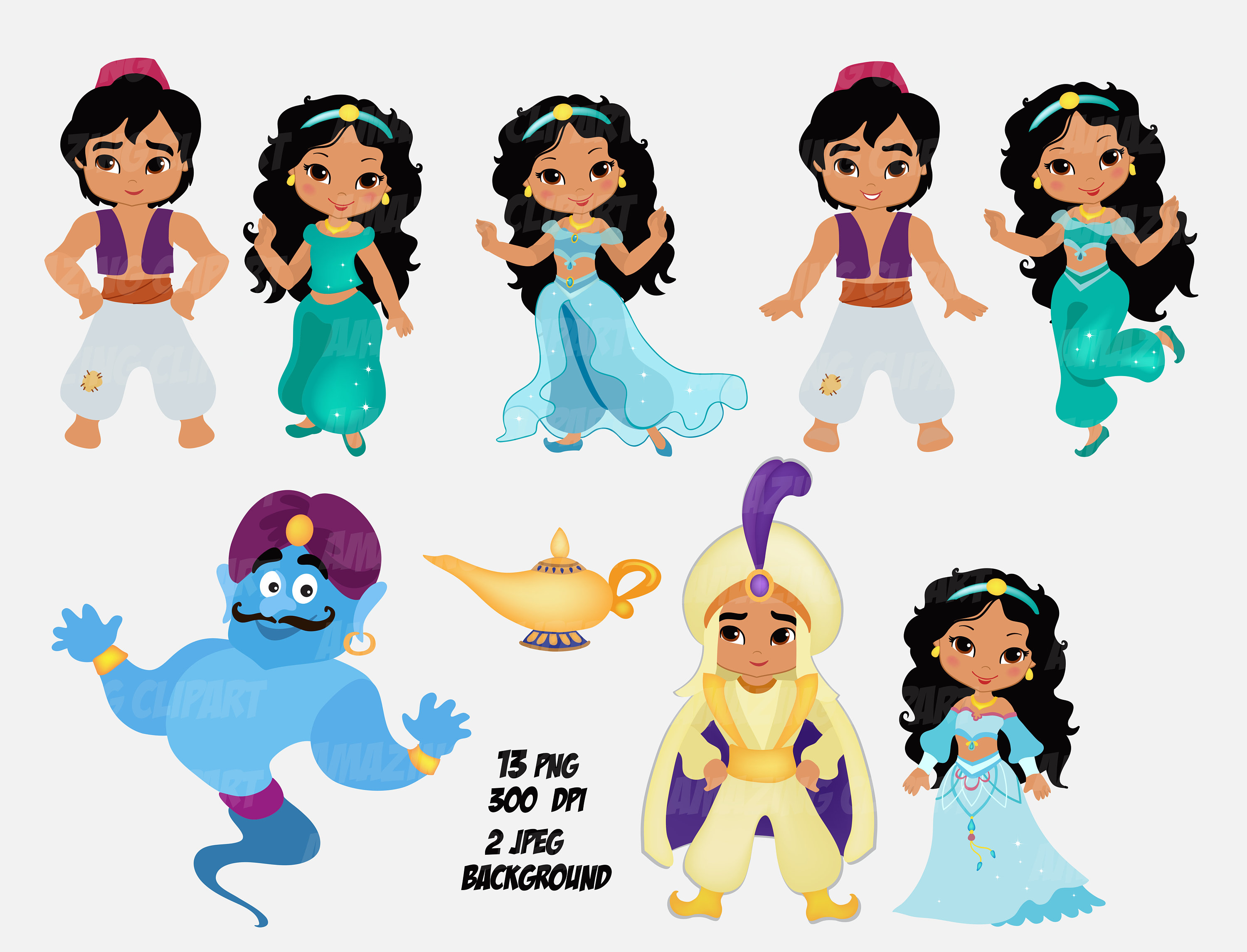 Aladdin Disney Chibi