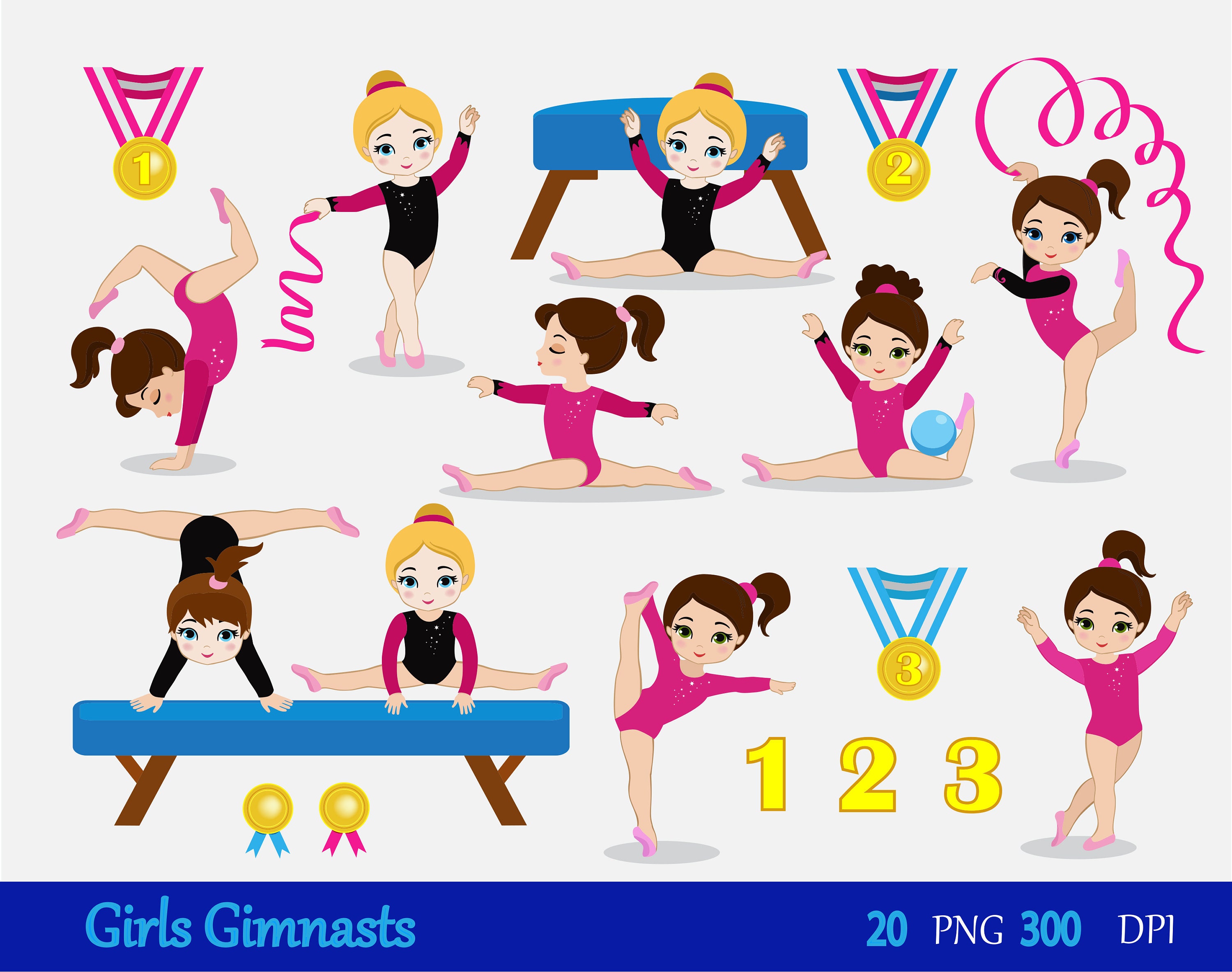 Bellahouston Preschool Gymnastics Clipart