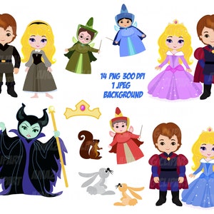 Sleeping Princess Clipart. Princess Digital Clipart, Princess Clipart ...
