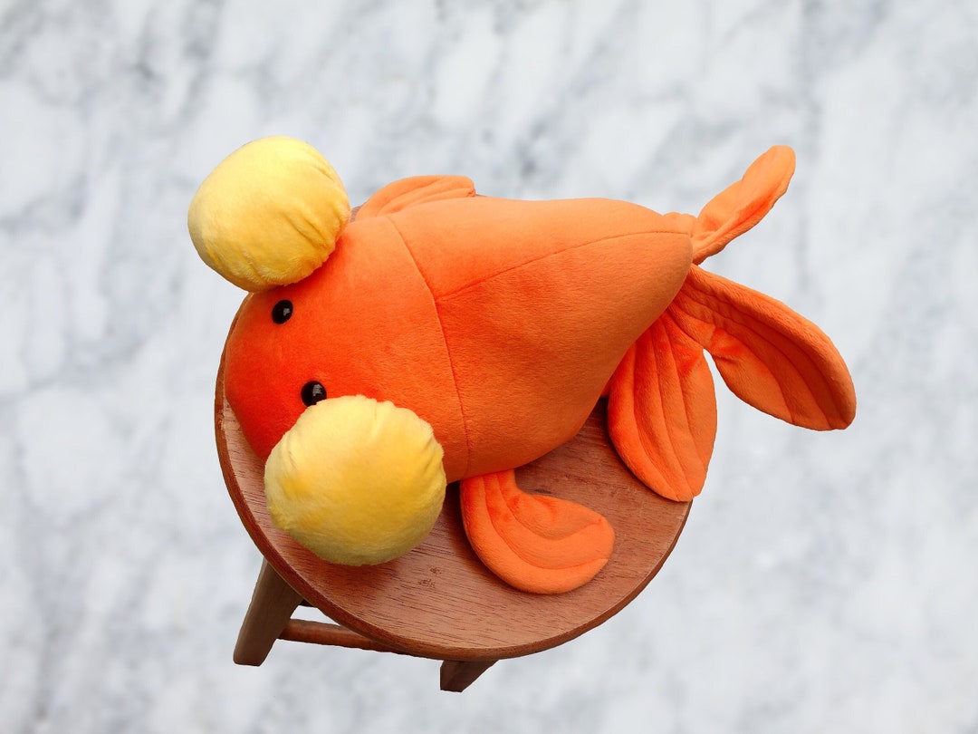 Medium Plush Bubble Eye Goldfish Toy Plush Fish - Etsy