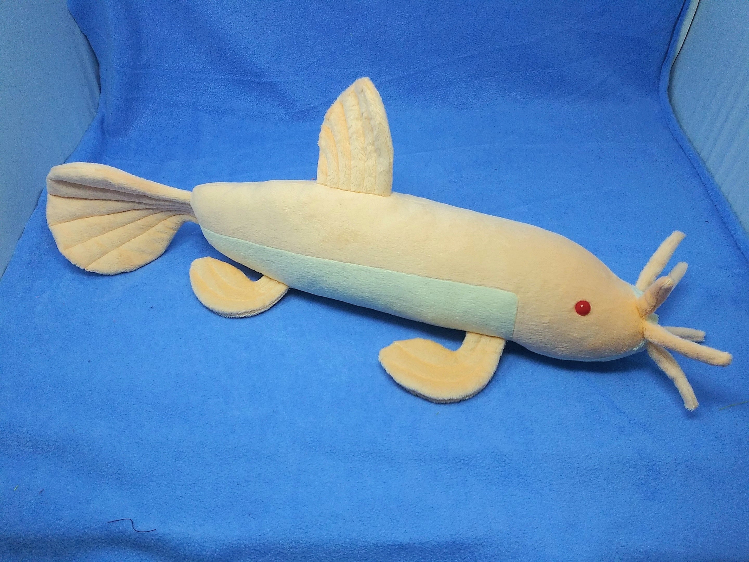 Plush Medium Albino Dojo Loach Wild Weather Loach Plush Fish - Etsy